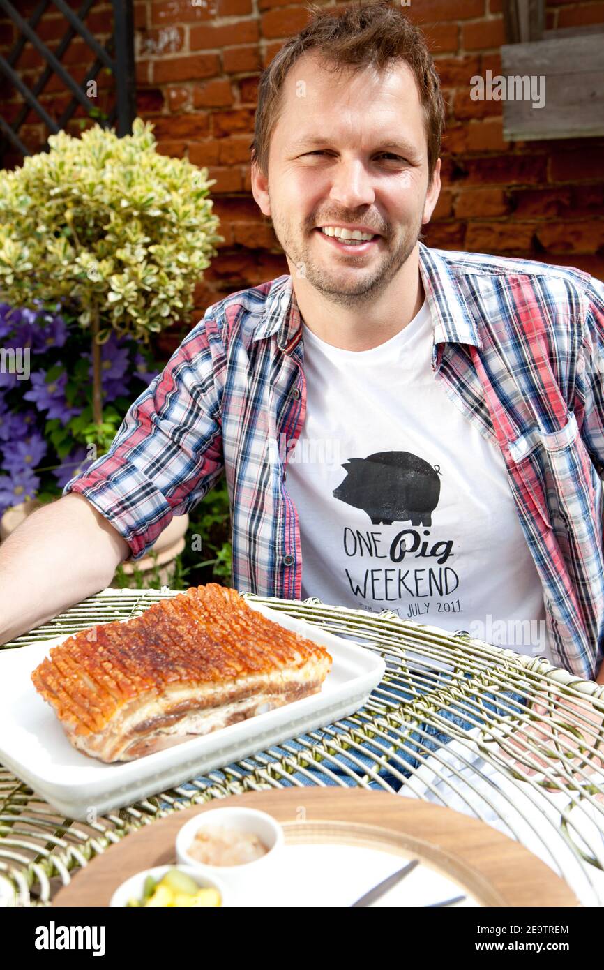 Jimmy Doherty Celebrity farmers portraits Stock Photo - Alamy