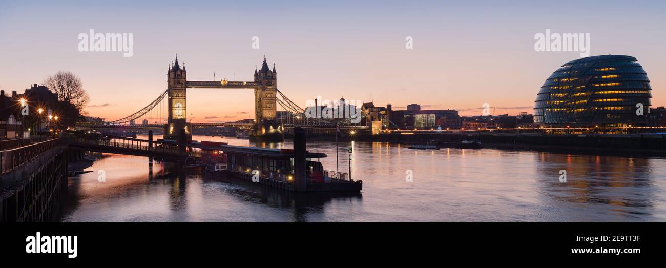 Tower millennium pier in london hi-res stock photography and images - Alamy
