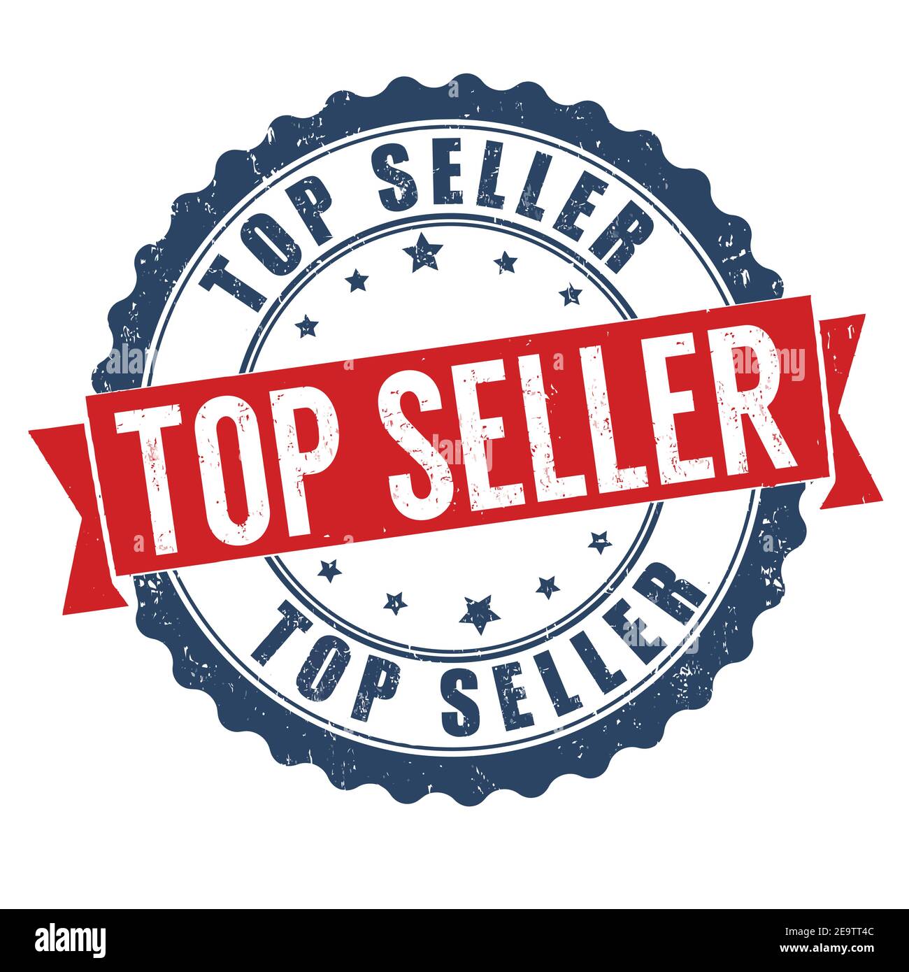 Top seller grunge rubber stamp on white background, vector illustration ...