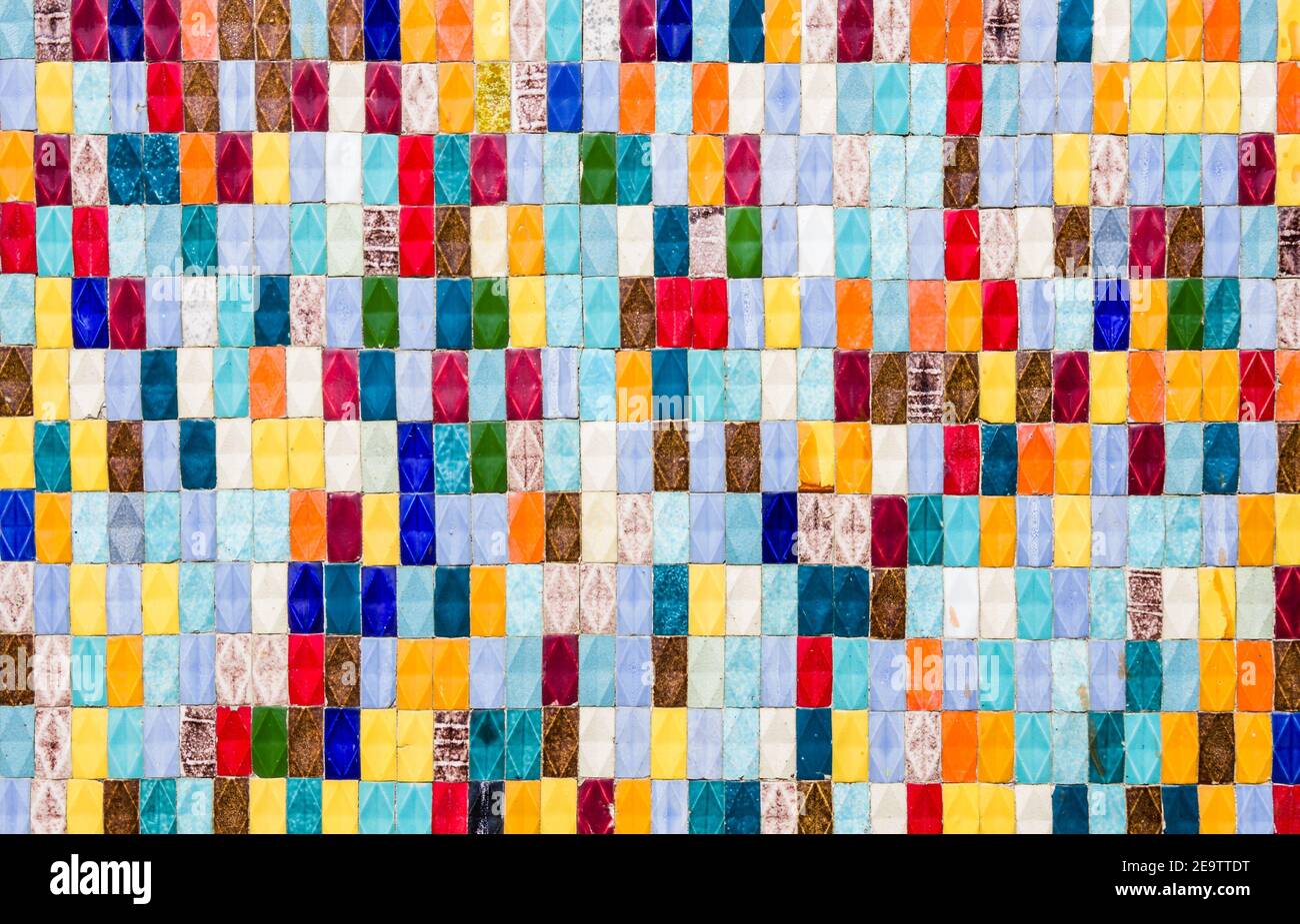 Colored tiles - Textured background Stock Photo - Alamy