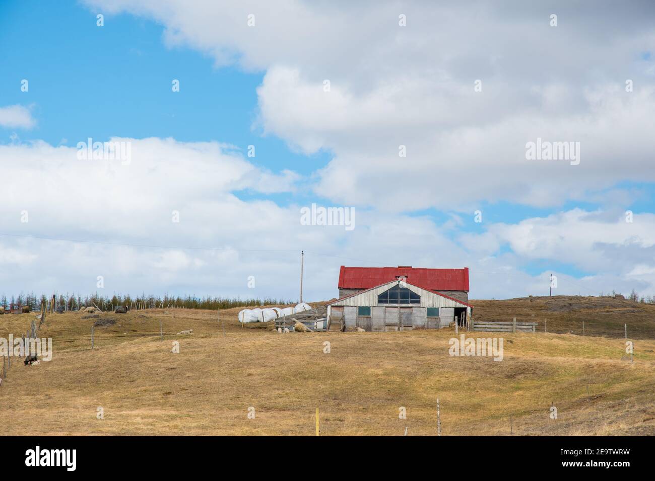 old farmhouse on the Icelandic countryside Stock Photo - Alamy