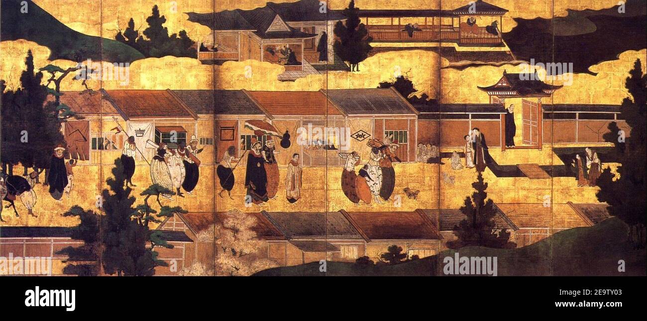 Namban byobu hi-res stock photography and images - Alamy