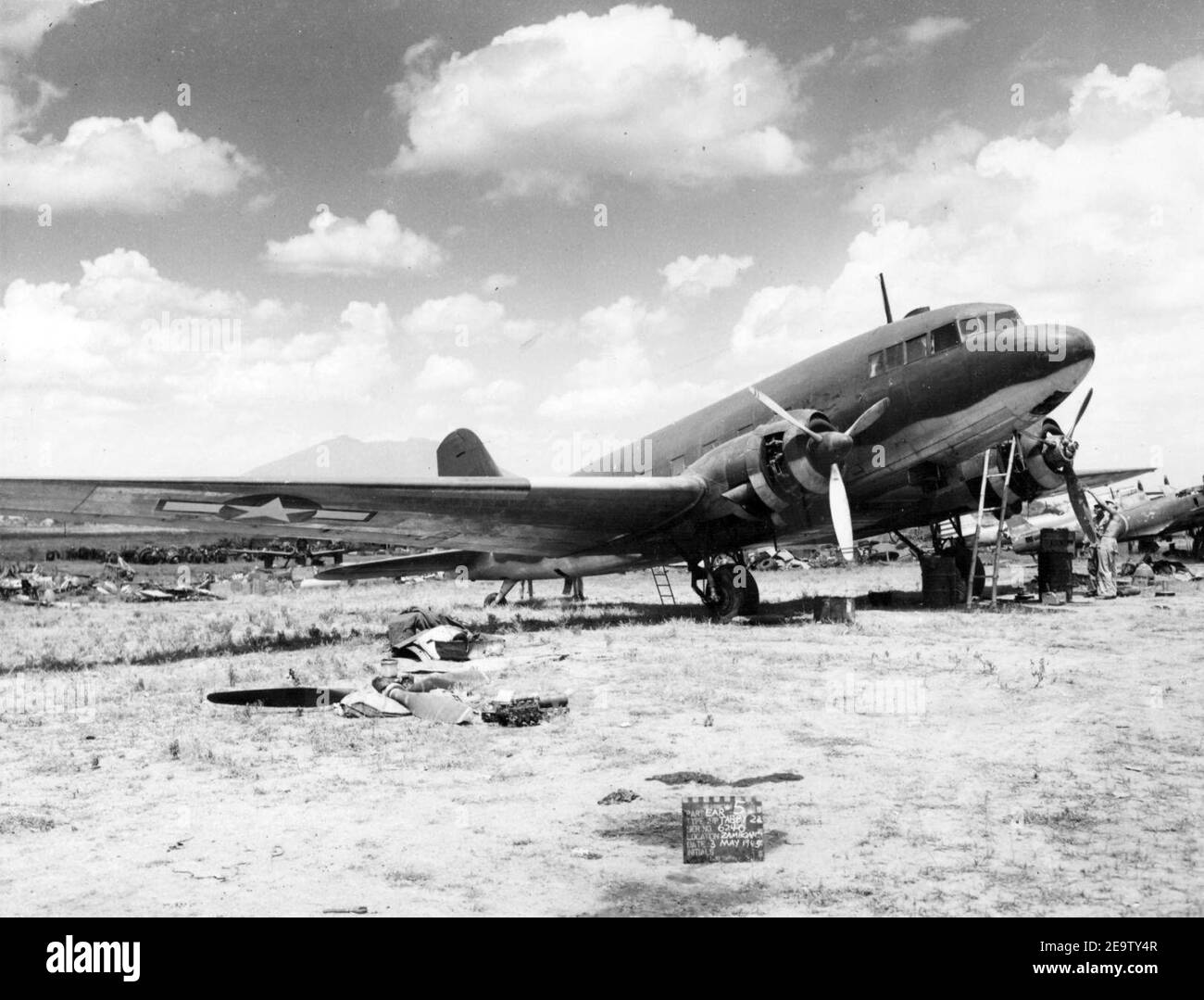 Nakajima L2D2 at Zamboanga 1945 Stock Photo - Alamy