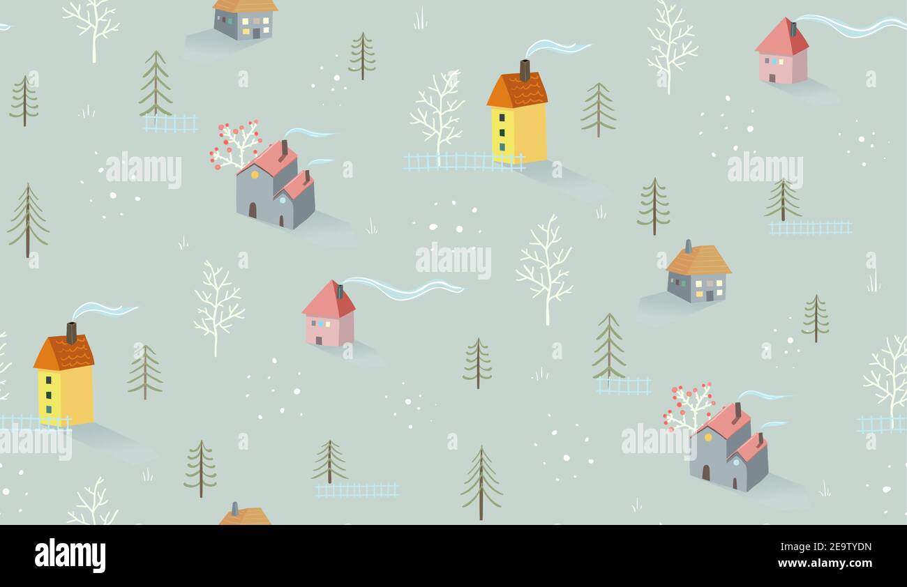 Back of houses Stock Vector Images - Alamy