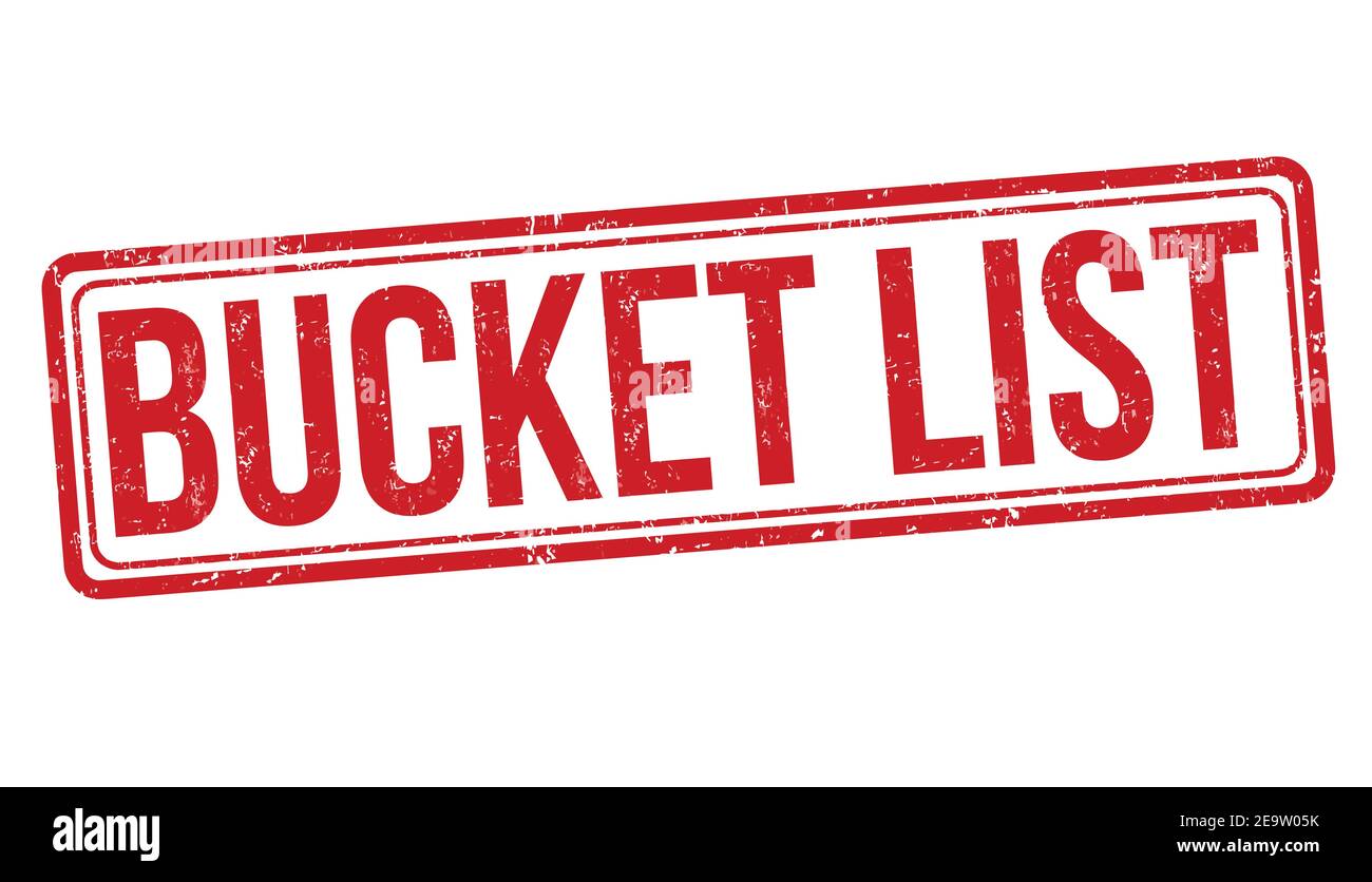 Bucket list and note Stock Vector Images - Alamy