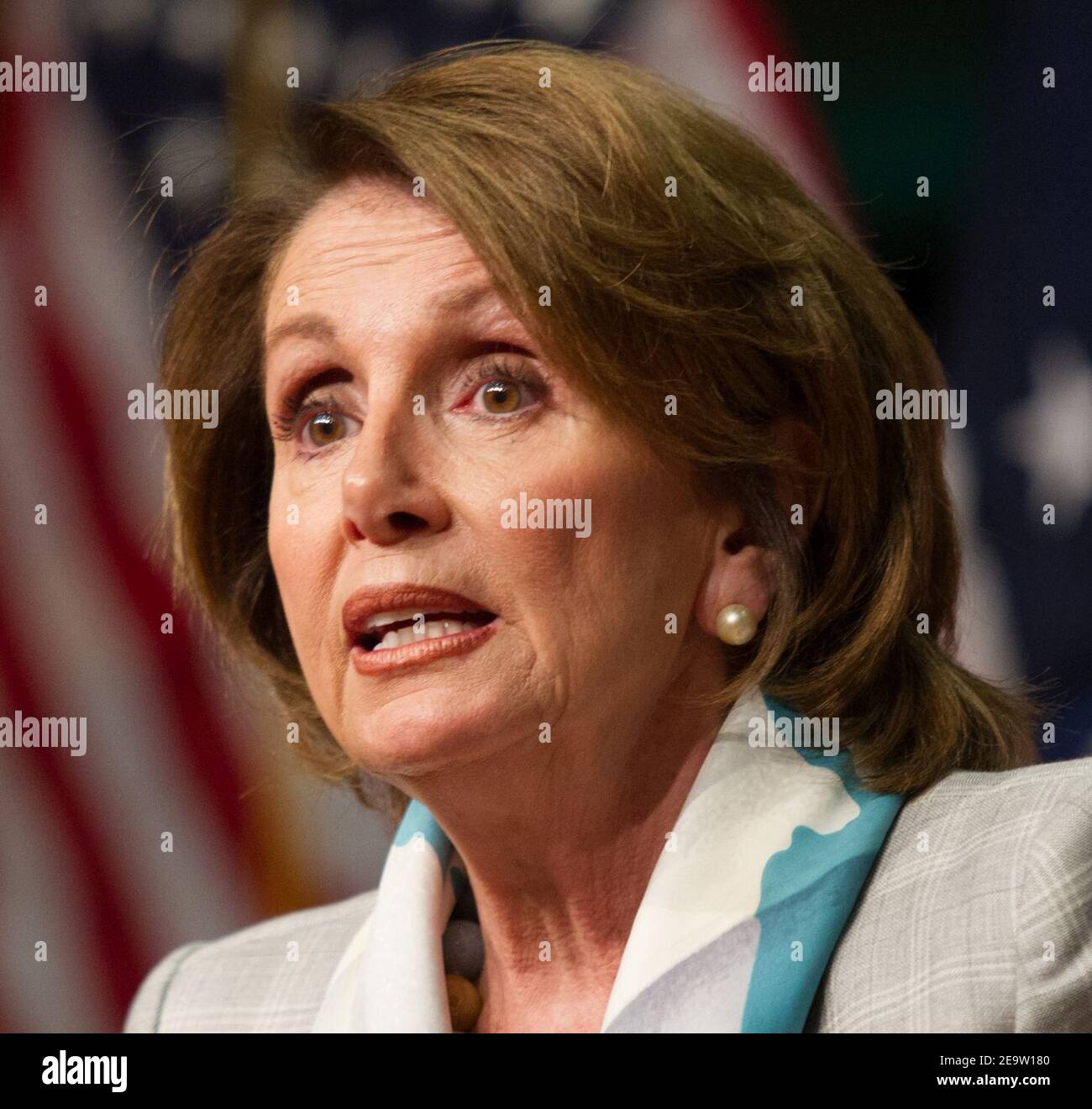 Nancy Pelosi (16941907077) (cropped Stock Photo - Alamy