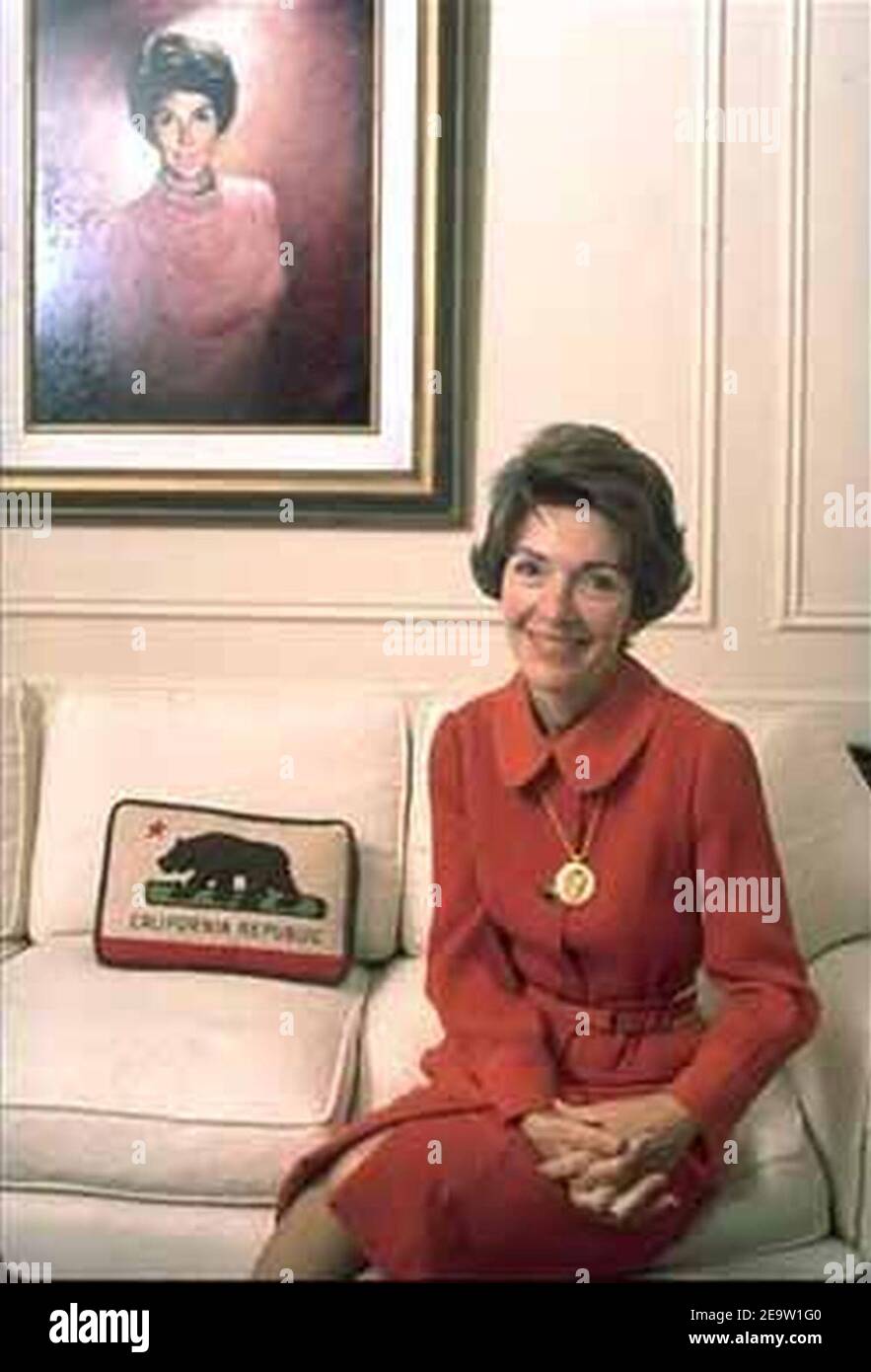 Nancy Reagan as First Lady of California Stock Photo - Alamy