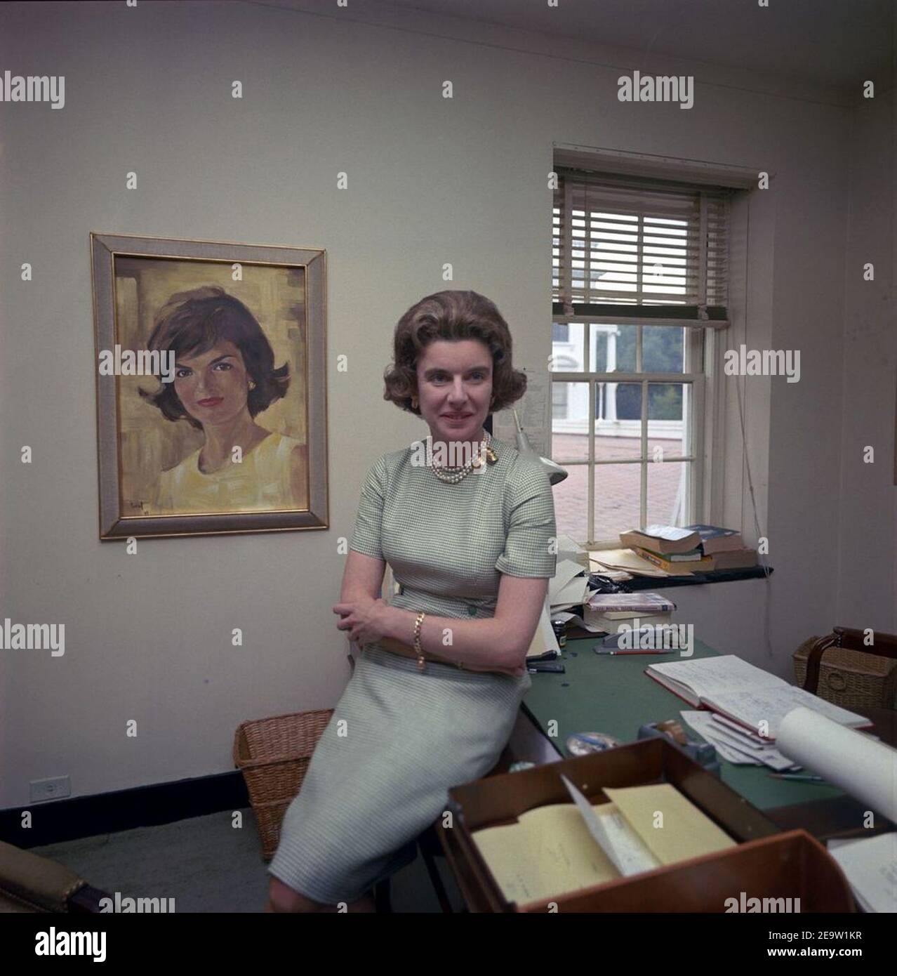 Nancy Tuckerman White House Official Portrait 1963 Stock Photo - Alamy