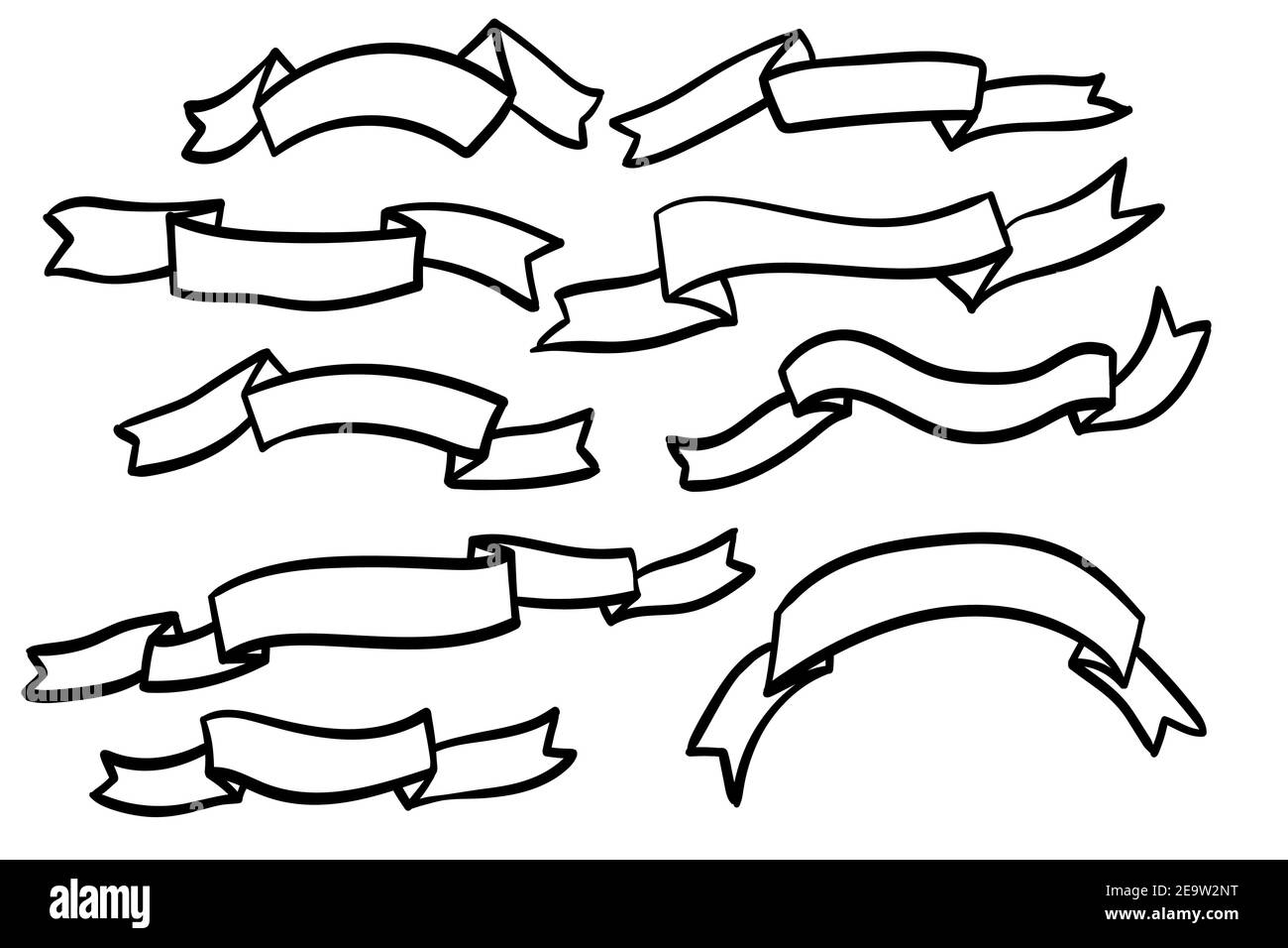 Banner Vector Outline