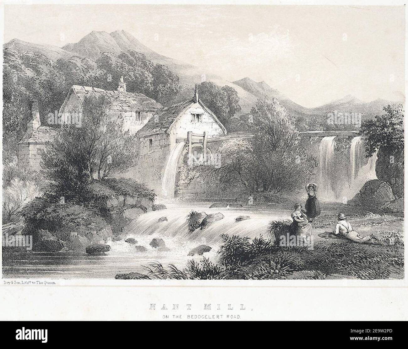 Beddgelert road hi-res stock photography and images - Alamy