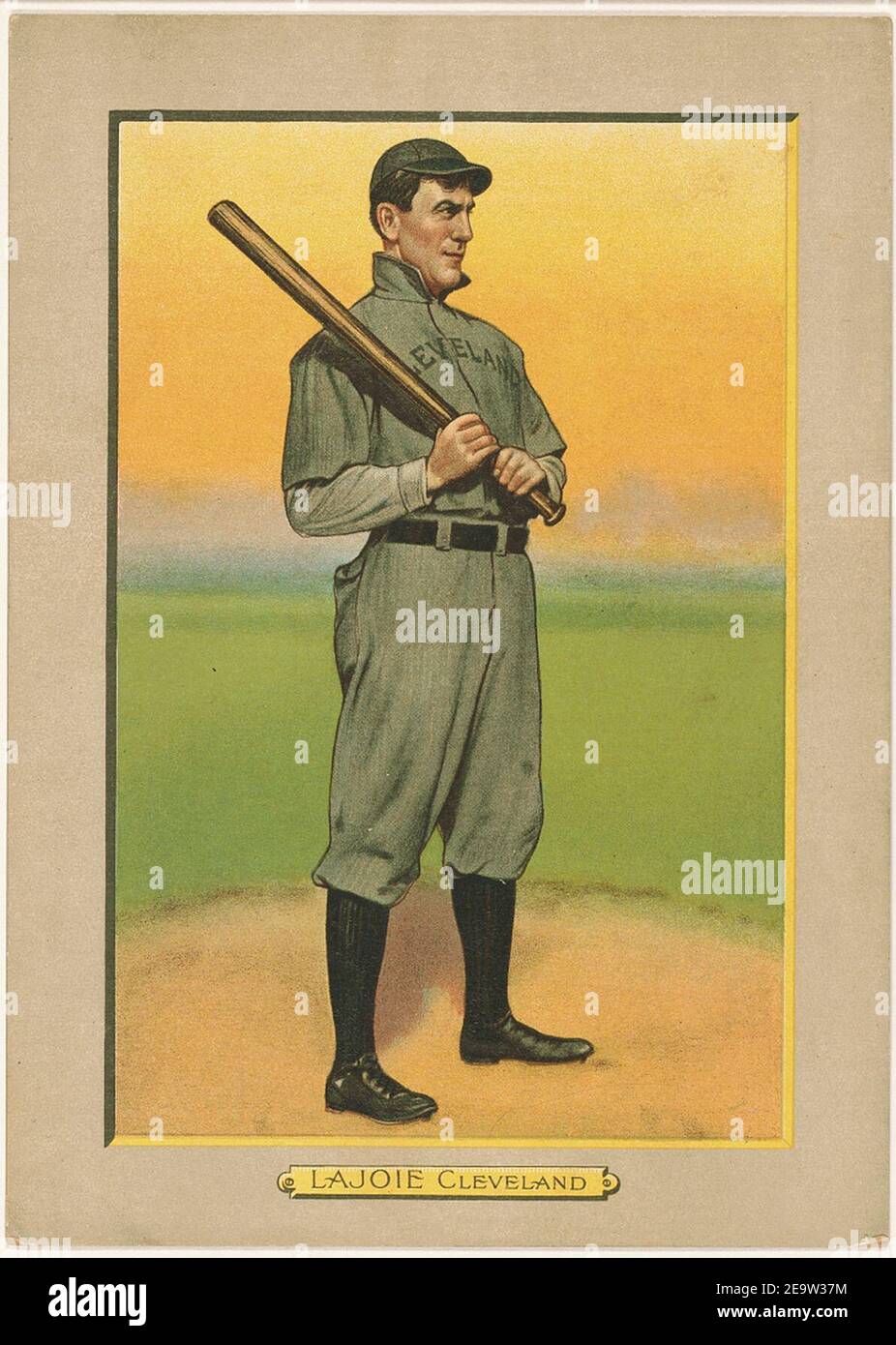 Nap Lajoie, Cleveland Naps, baseball card portrait Stock Photo - Alamy