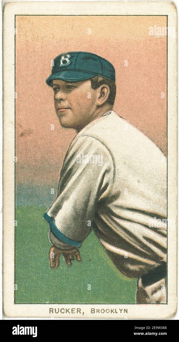 Nap Rucker, Brooklyn Superbas, baseball card portrait Stock Photo - Alamy