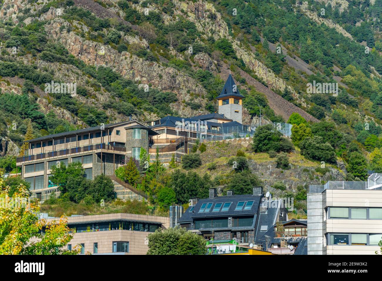 Andorra la vella andorra construction hi-res stock photography and ...