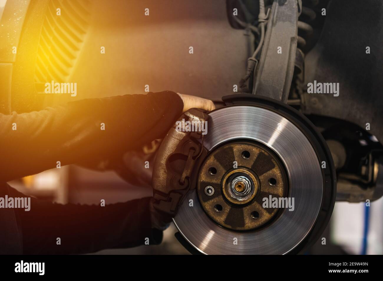 Car auto brake hi-res stock photography and images - Alamy