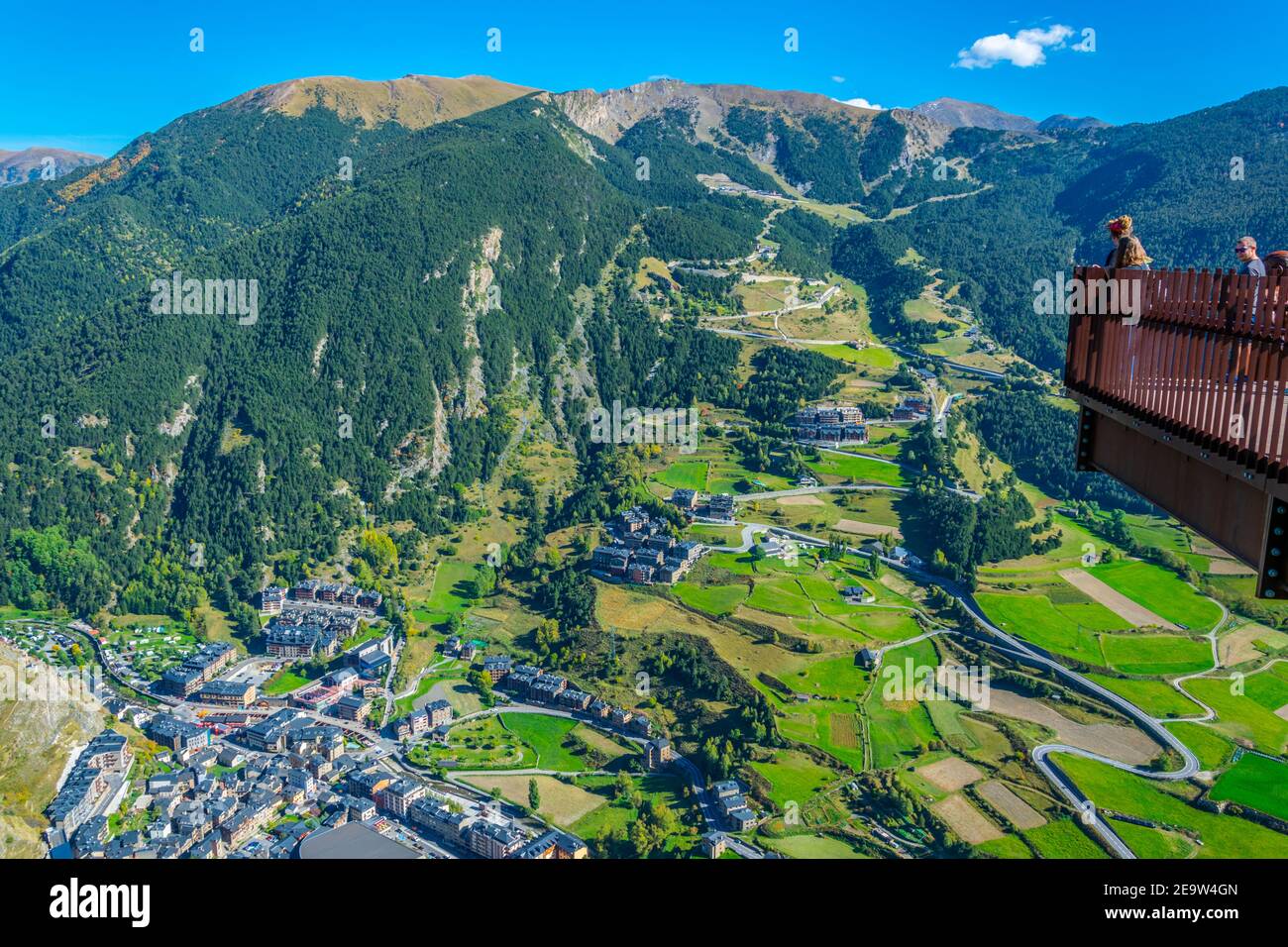 Cityscape tourist town canillo hi-res stock photography and images - Alamy