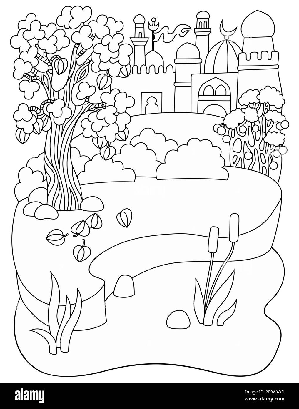 Vector east cartoon buildings Stock Vector Image & Art - Alamy