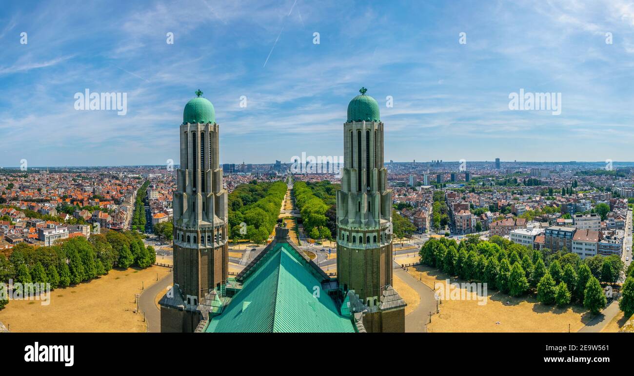 Aerial view of brussels hi-res stock photography and images - Alamy