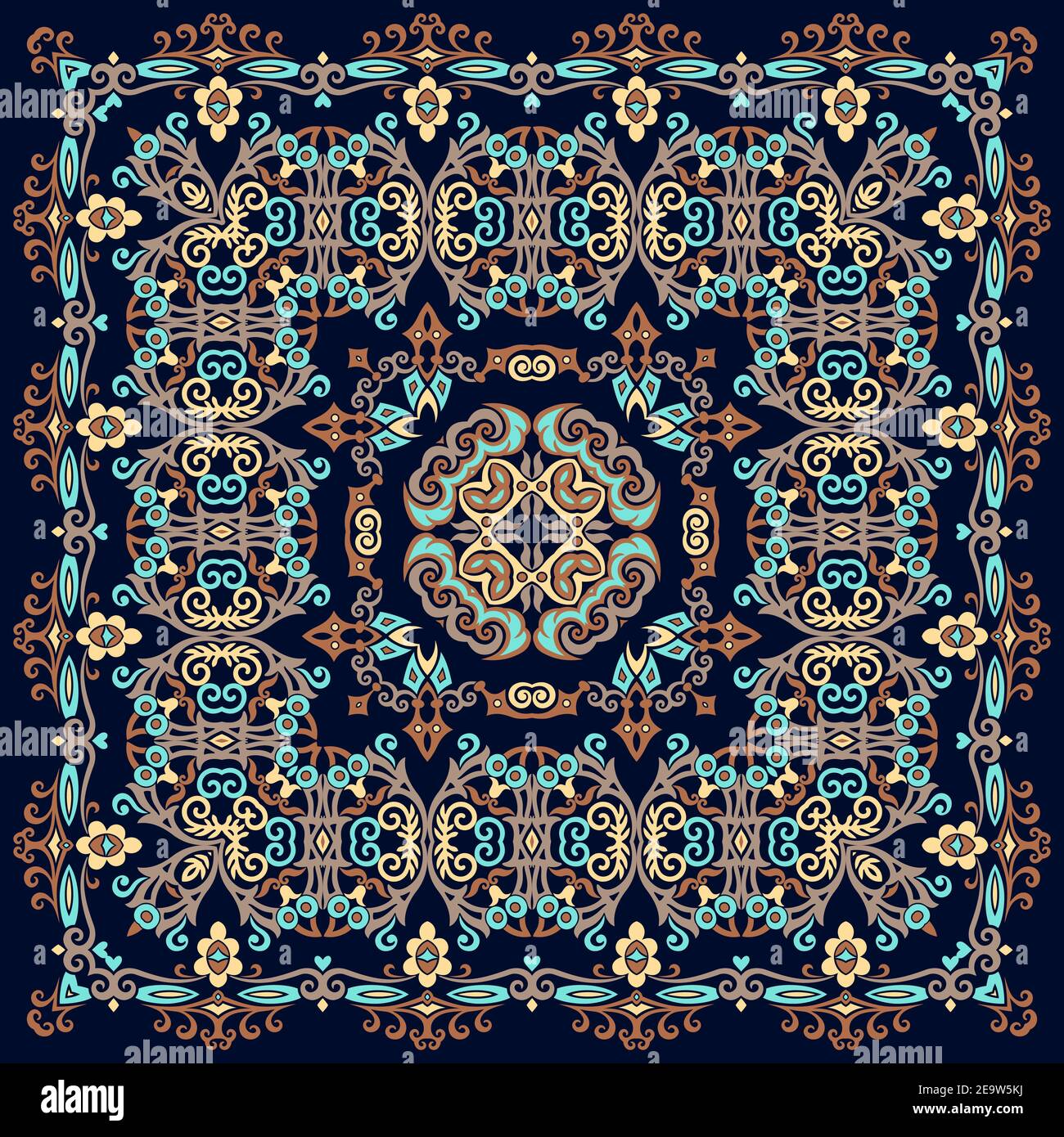 Vector abstract decorative ethnic illustration Stock Vector Image & Art ...