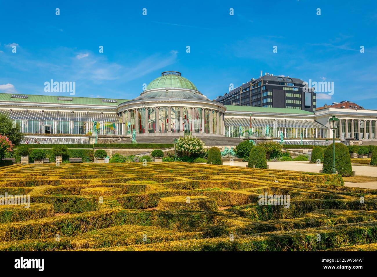 View of the botanical garden in Brussels, Belgium Stock Photo - Alamy