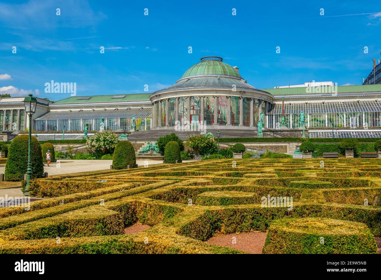View of the botanical garden in Brussels, Belgium Stock Photo - Alamy