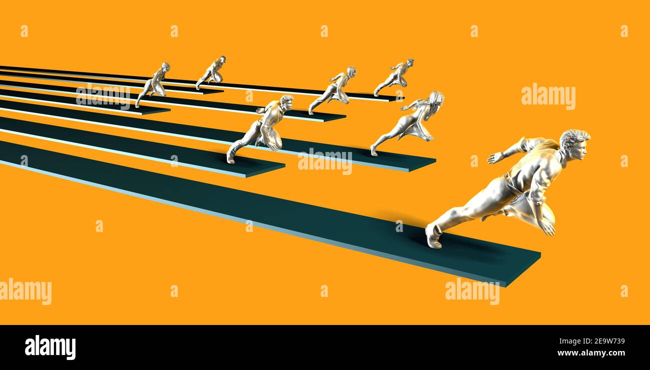 Industry Leader and Market Dominance of a Company Stock Photo - Alamy