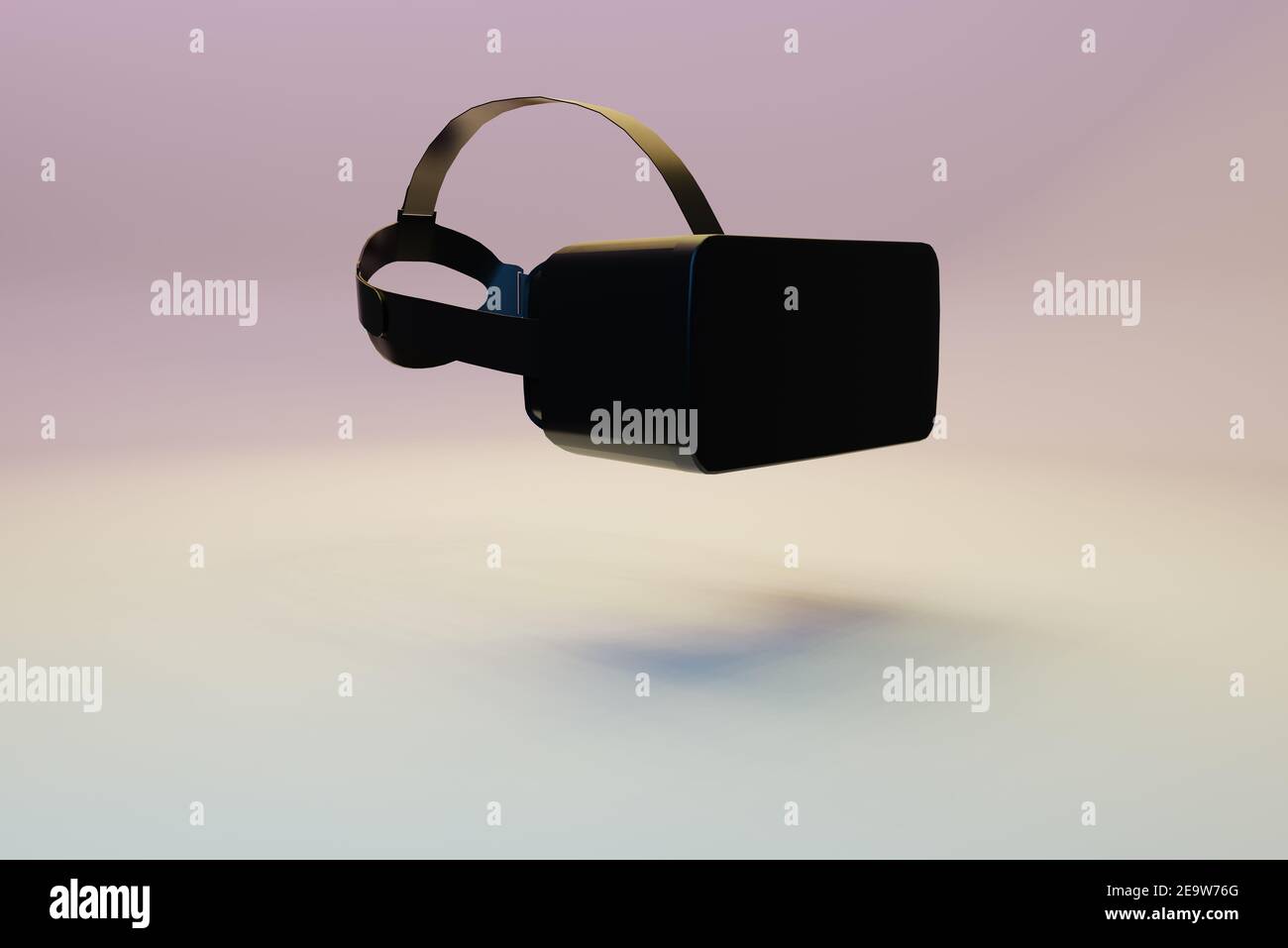 VR Goggles Headset with pastel tone color. Modern Tech Design in ...