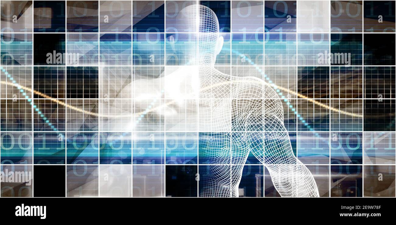 Science Technology Concept With Digital Research And Development Stock ...