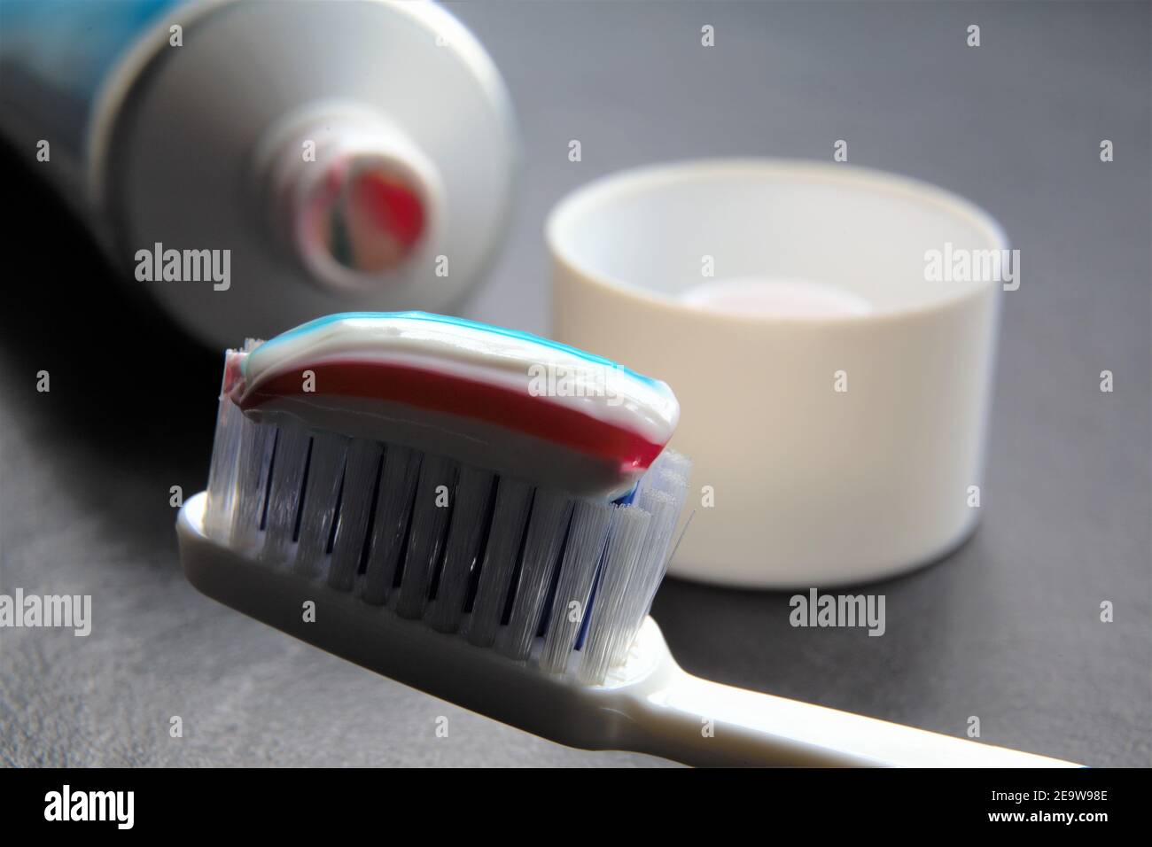 Red White Blue Toothpaste High Resolution Stock Photography and Images ...