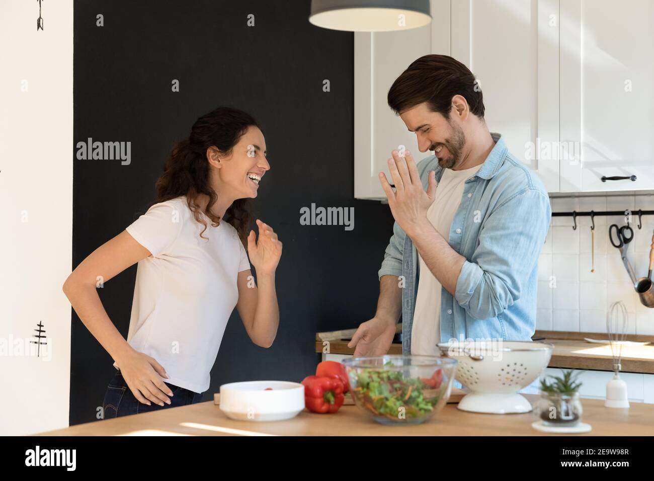 Dancing and eating hi-res stock photography and images - Alamy