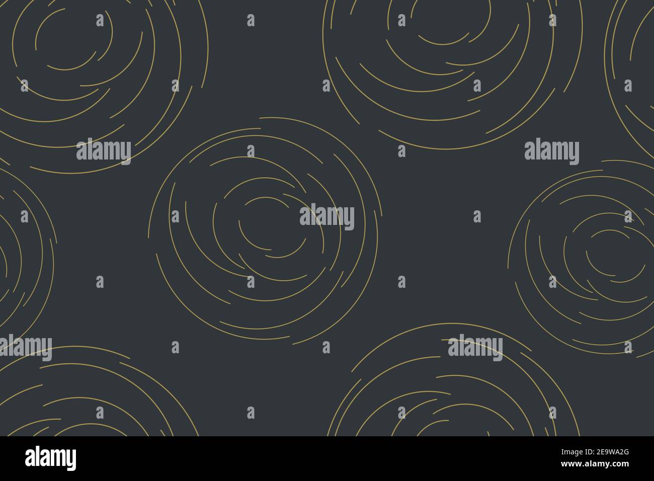 Seamless, abstract background pattern made with arc shaped curvy lines ...