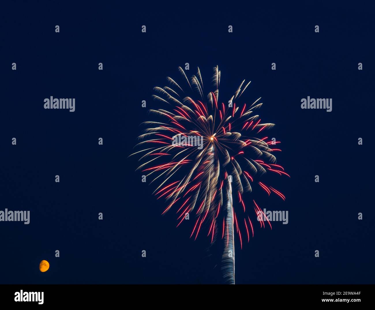 Blue And Green Fireworks