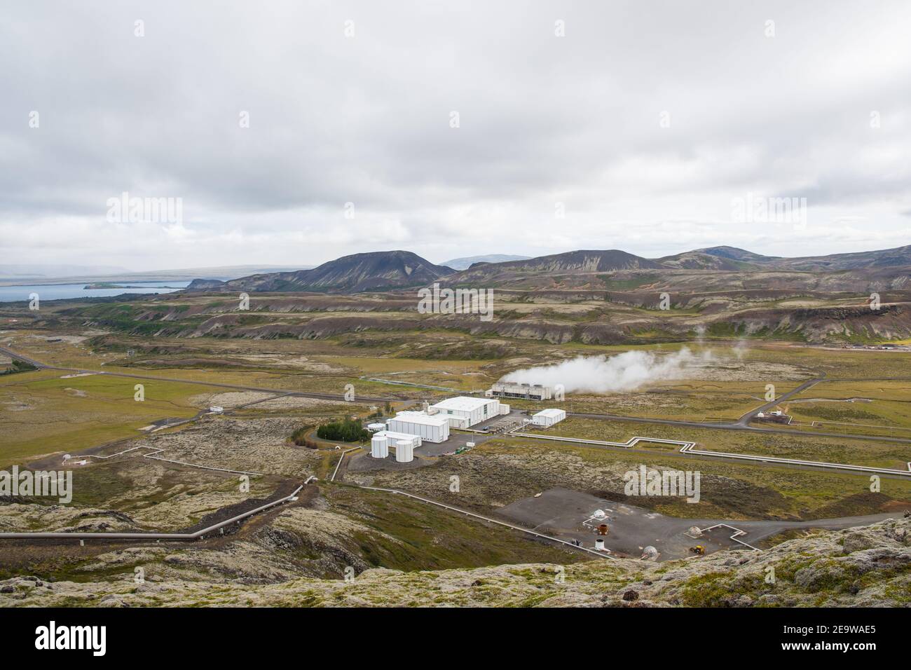Nesjavellir geothermal power station hi-res stock photography and ...