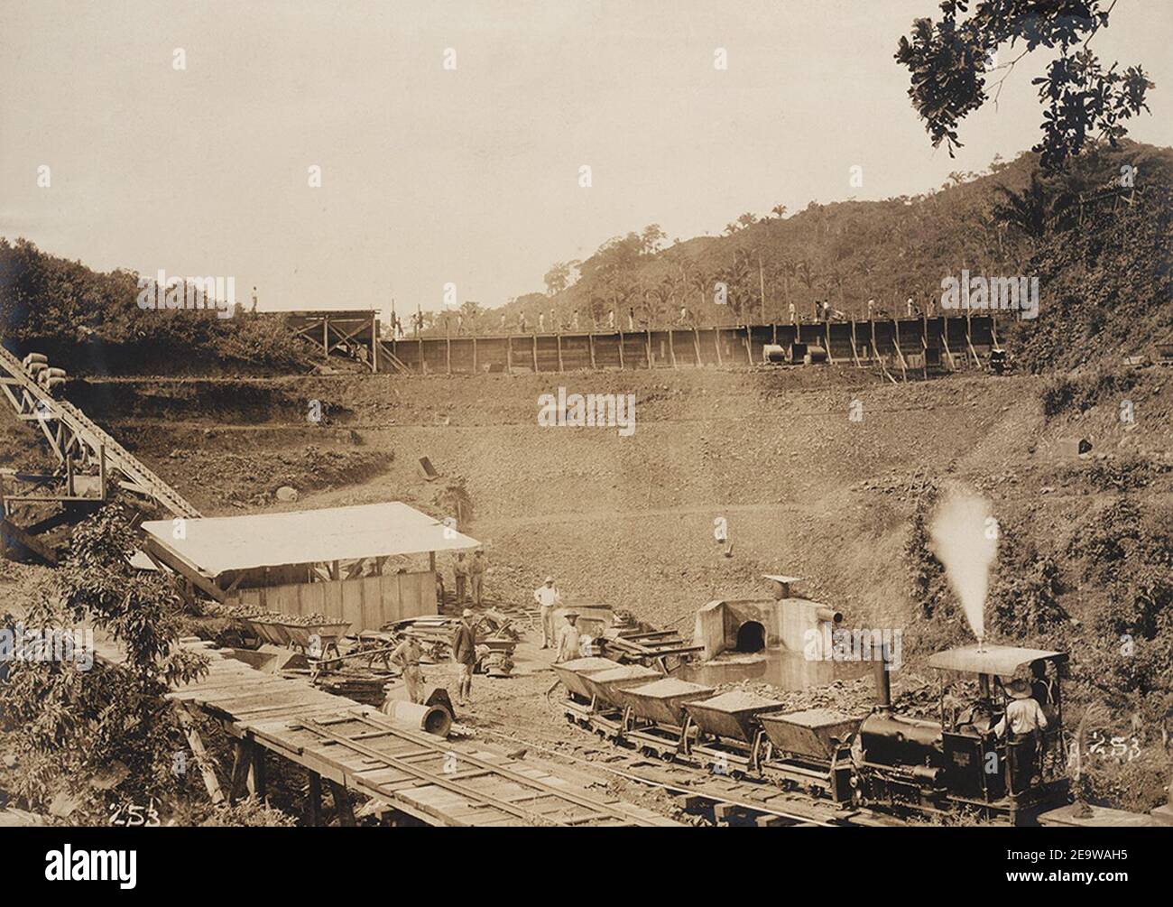Narrow gauge railway in Panama Stock Photo - Alamy
