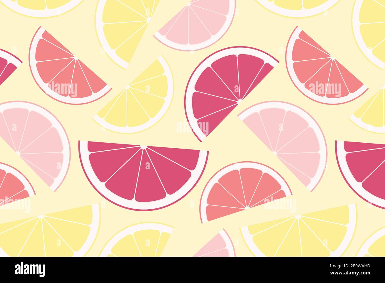 Seamless pattern lemon orange Stock Vector Images - Alamy