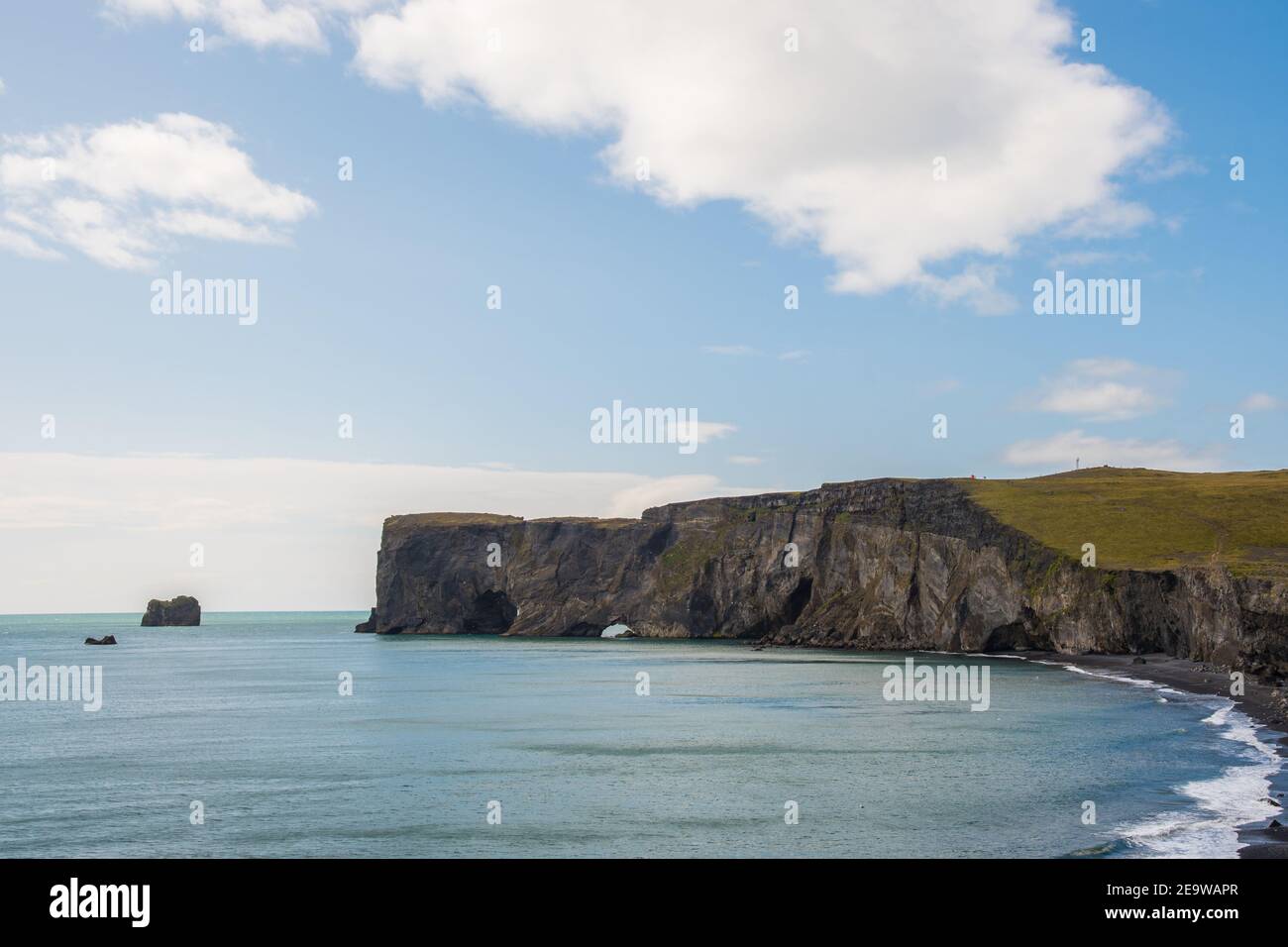 Cliffs of Dyrholaey peninsula in south Iceland Stock Photo - Alamy