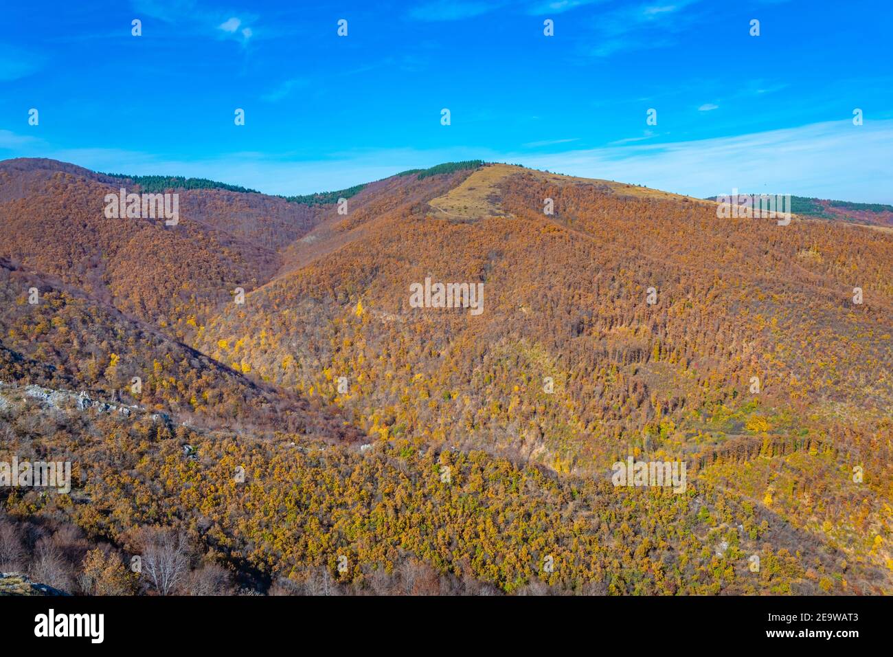 Balkan mountain range near Sliven, Bulgaria Stock Photo - Alamy