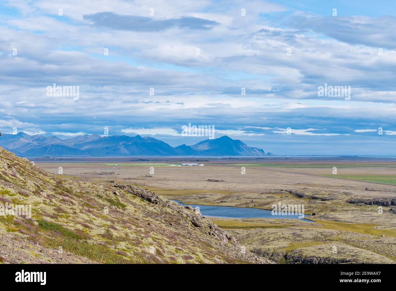 The beautiful landscape surrounding the hiking route around Hjallanes ...