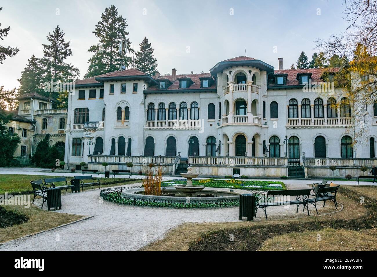 Vrana palace in Sofia, former seat of the Bulgarian king Stock Photo ...
