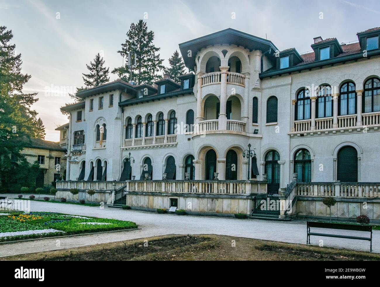 Vrana palace in Sofia, former seat of the Bulgarian king Stock Photo ...