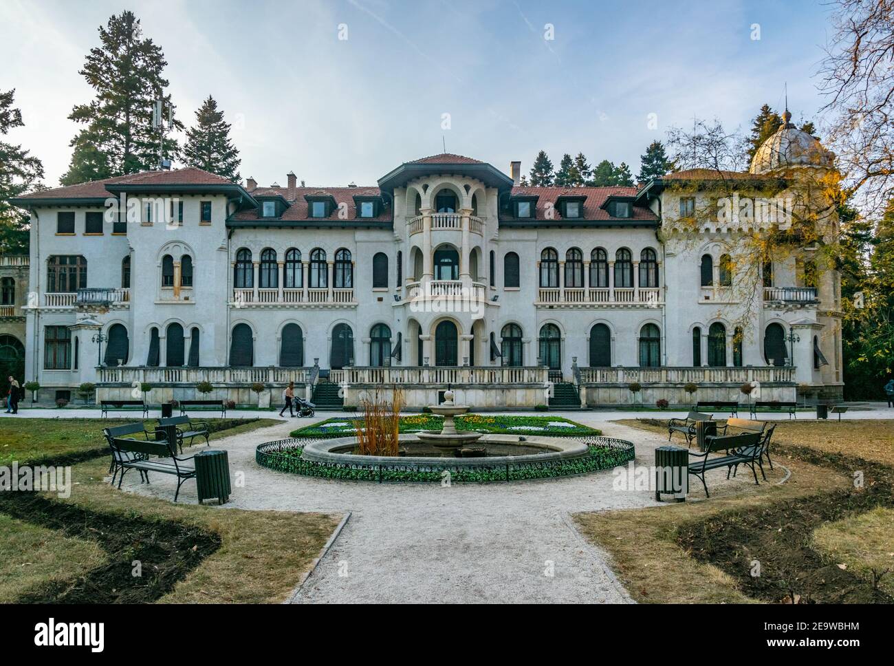 Vrana palace in Sofia, former seat of the Bulgarian king Stock Photo ...