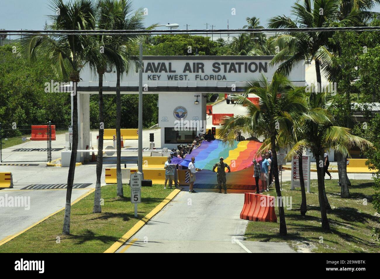 NAS Key West LGBT Pride Month 170628 Stock Photo - Alamy