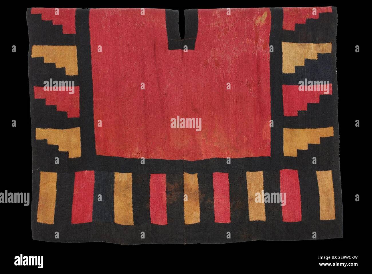 Nasca-Huari style - Unku with staggered and linear designs Stock Photo ...