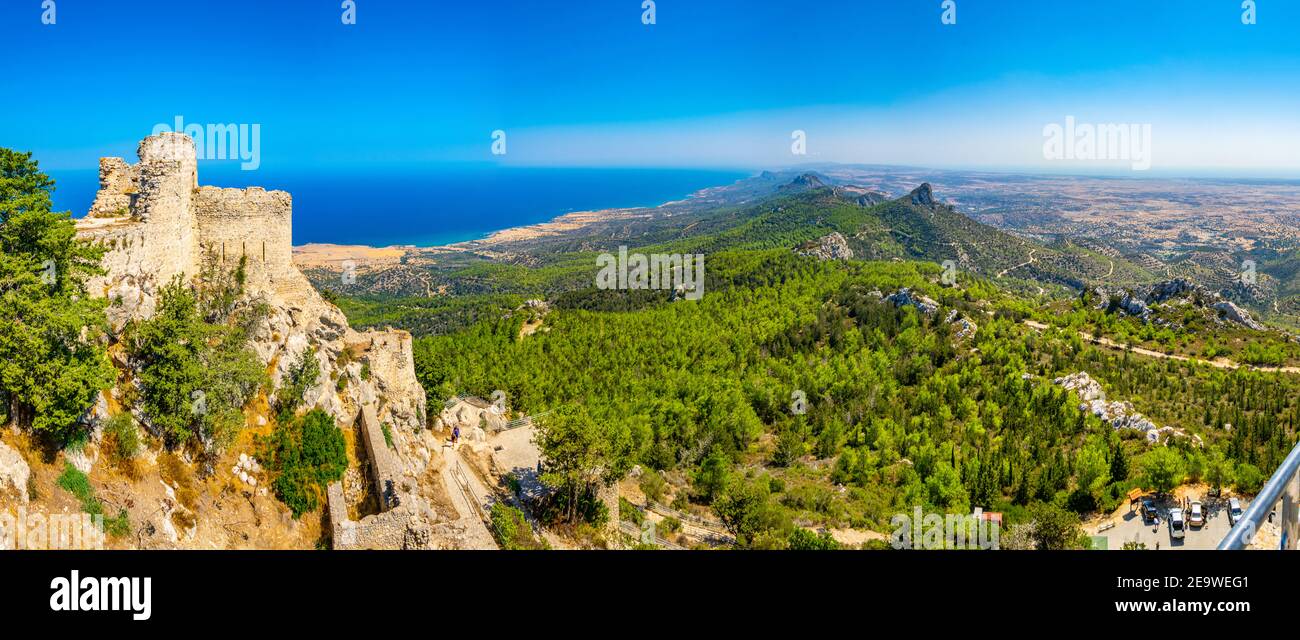 Kantara kalesi castle northern cyprus hi-res stock photography and ...