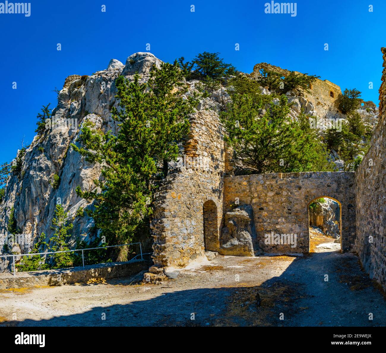 Ruins of Kantara castle in the northern Cyprus Stock Photo - Alamy