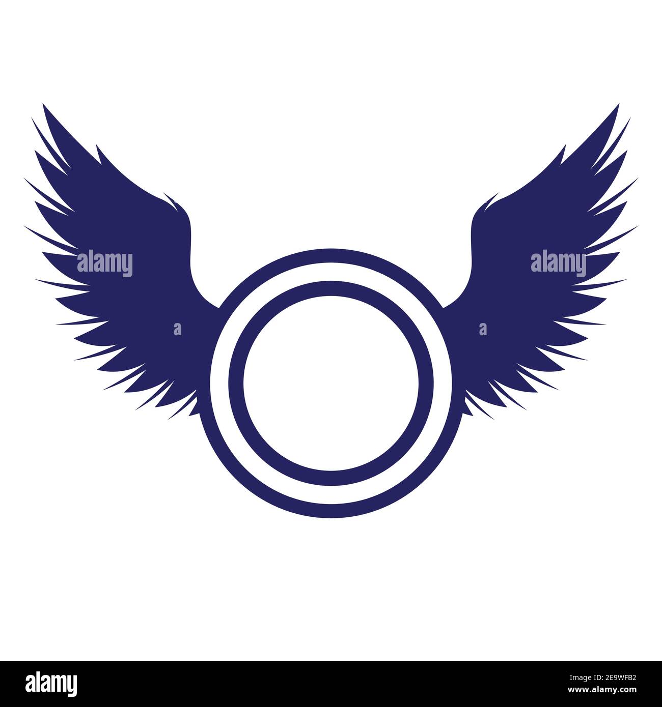 Circle Wings Vector