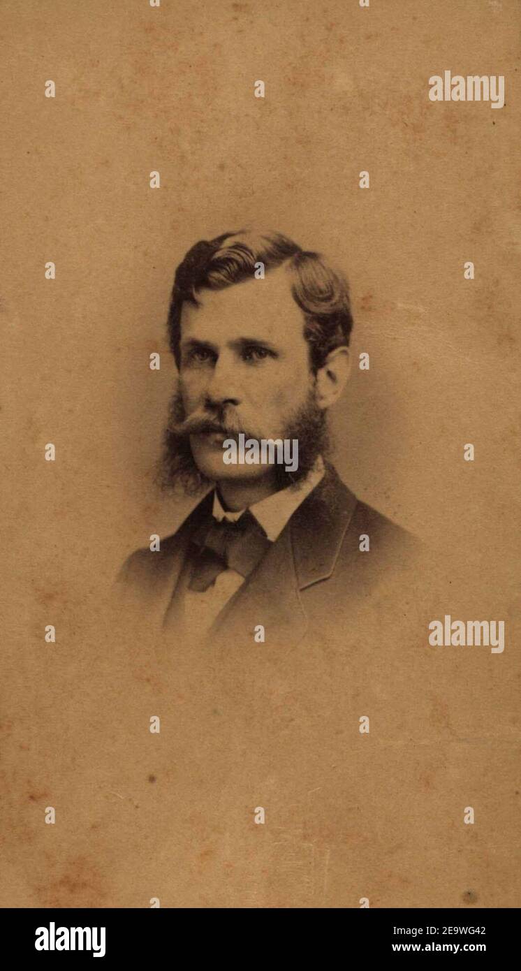 Nathaniel Bright Emerson, photograph by R. A. Lewis Stock Photo - Alamy