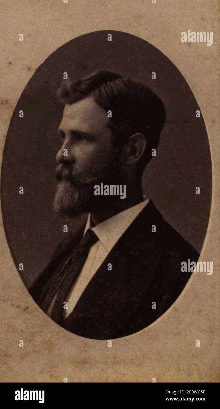 Nathaniel Bright Emerson, photograph by William Klauser Stock Photo - Alamy