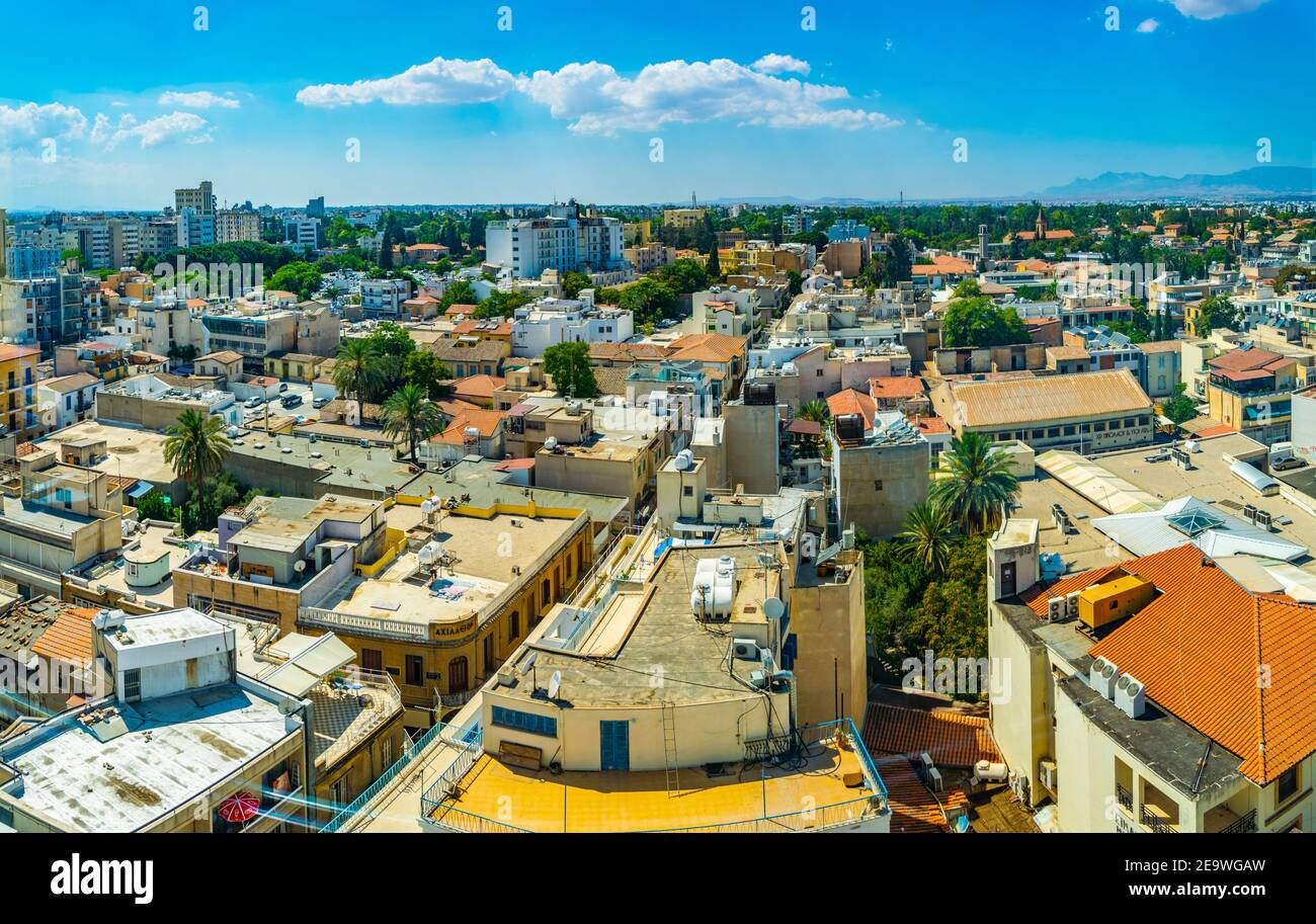 Aerial view of Nicosia, Cyprus Stock Photo - Alamy