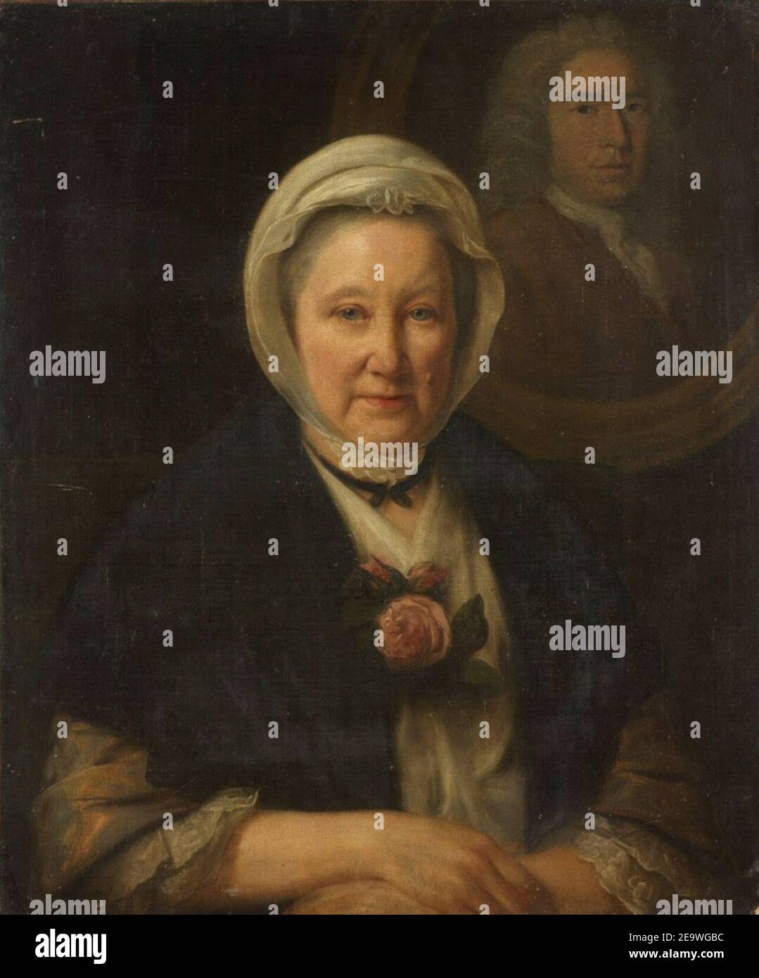 Nathaniel Hone I - Portrait of a Lady Stock Photo - Alamy