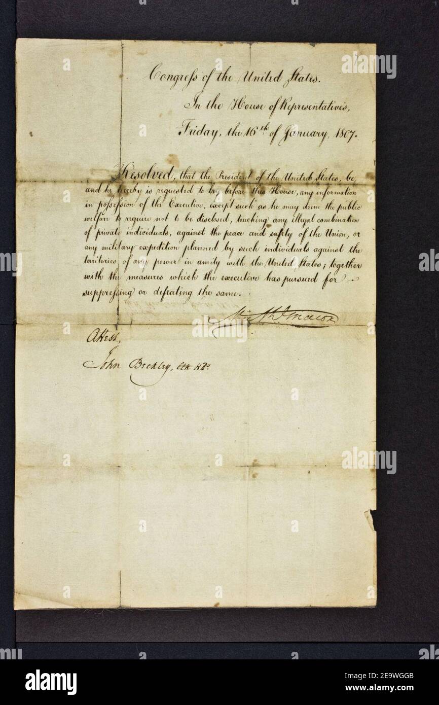 Nathaniel Macon resolution in the United States House of ...